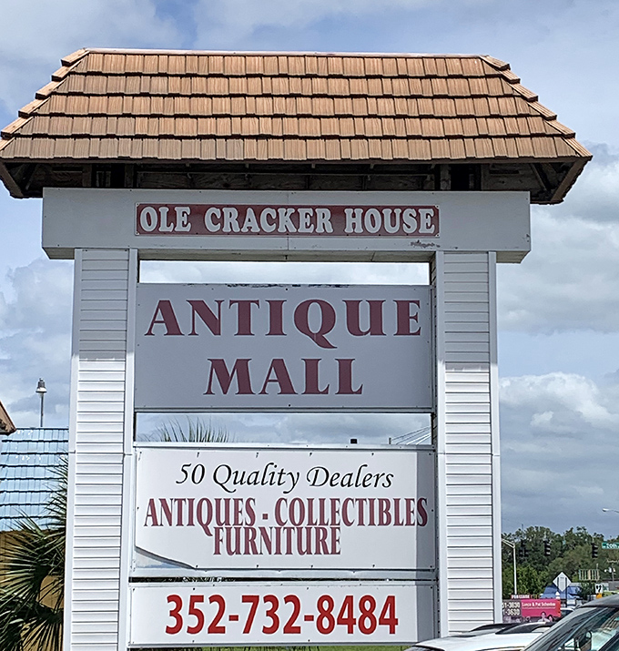 50 Quality Dealers isn't just marketing &ndash; it's a promise of curated collections waiting inside this unassuming building on an Ocala street corner.