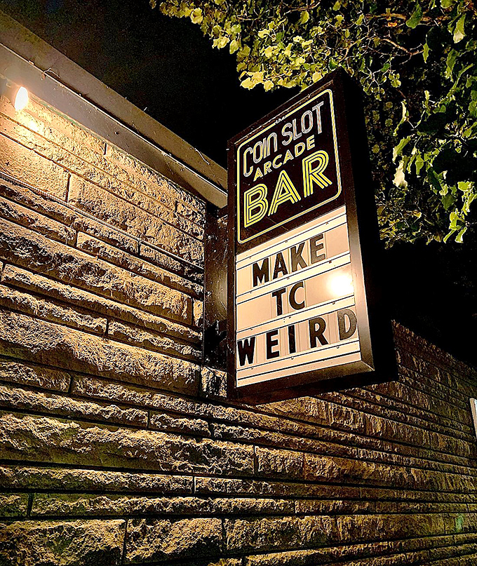 "MAKE TC WEIRD" &ndash; the perfect mission statement for a place where nostalgia meets nightlife in a glorious collision of pixels and pints.