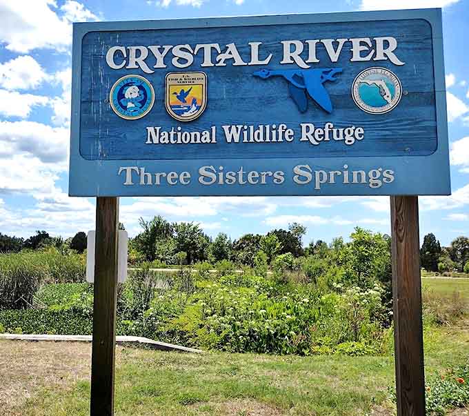 Official welcome to wonderland: This sign marks the boundary between ordinary life and extraordinary natural beauty.