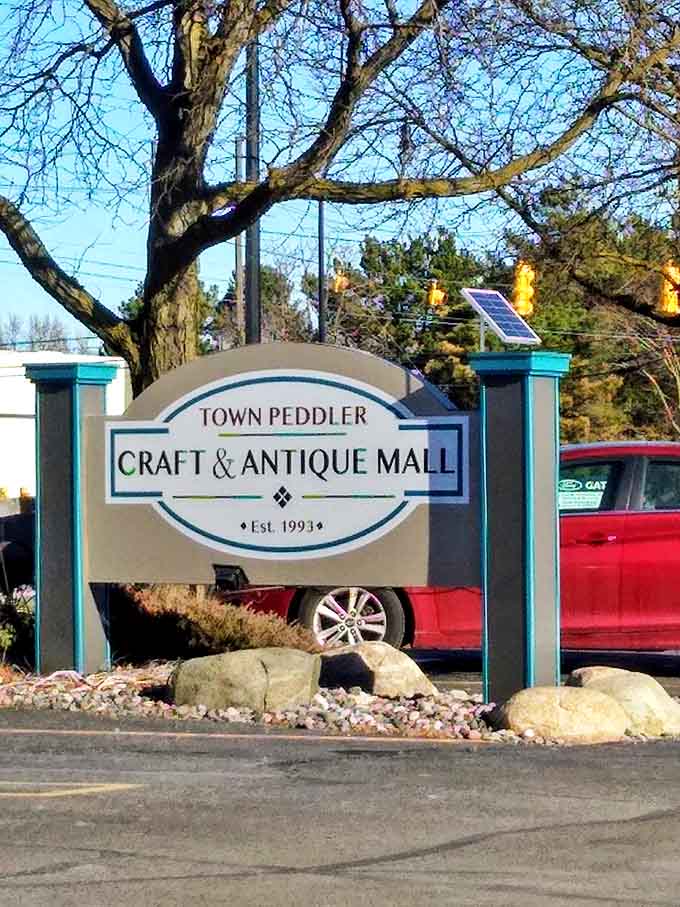 The welcoming entrance sign promises an adventure in antiquing that delivers far beyond expectations – a portal to the past awaiting discovery.