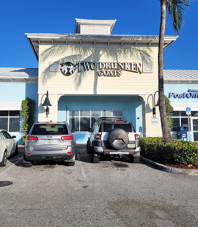 Two Drunken Goats' playful name matches its vibrant atmosphere &ndash; where tacos and margaritas fuel post-beach recovery sessions.