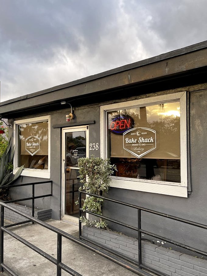 The gateway to flavor town &ndash; an unassuming door that separates the ordinary world from extraordinary breakfast experiences.