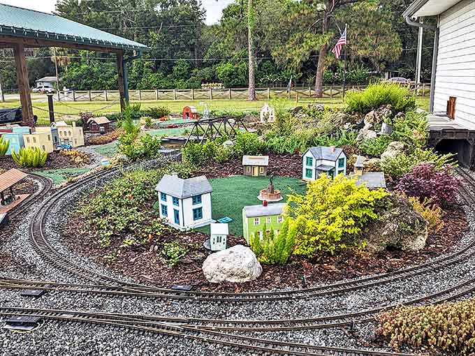 Miniature: A lovingly crafted garden railway winds through miniature buildings and tiny landscapes, proving that train magic comes in all sizes.