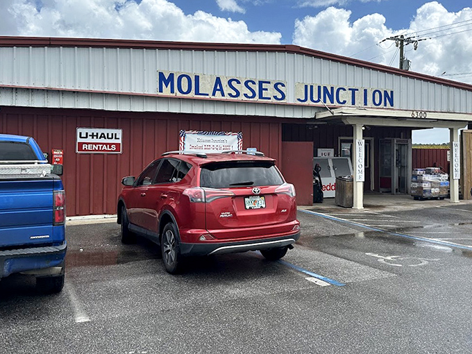 From another angle, Molasses Junction reveals its dual identity &ndash; part restaurant, part country store, wholly authentic slice of rural Florida life.
