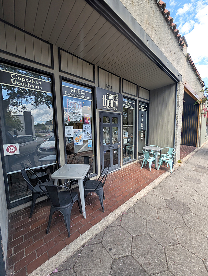 The outdoor seating area offers the perfect spot to enjoy your treats while watching Jacksonville life unfold on King Street.