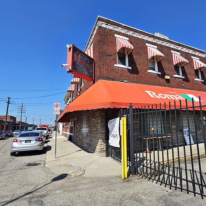 Outside: From this unassuming corner in Eastern Market, Amore da Roma continues to serve up slices of Italy to hungry Detroiters, just as it has for generations.