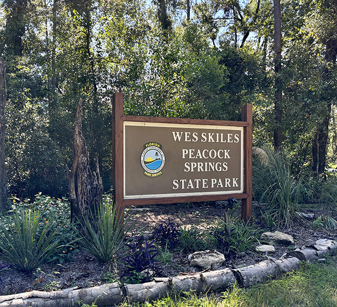 The sign might say "State Park," but what it really means is "prepare to have your mind blown by what Florida's been hiding."