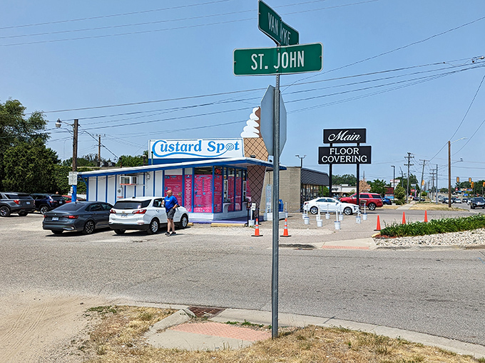 From the intersection of Van Dyke and St. John, Custard Spot stands as a landmark of sweetness in Utica's landscape.