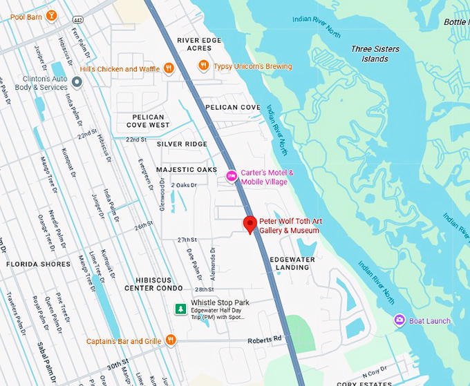 16. art gallery of peter wolf toth map