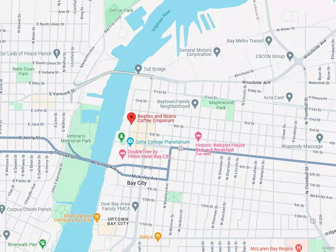 16. beatles & beans coffee emporium map