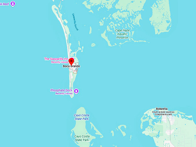16. boca grande map