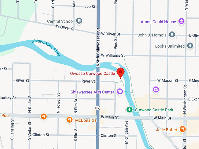 16. curwood castle map