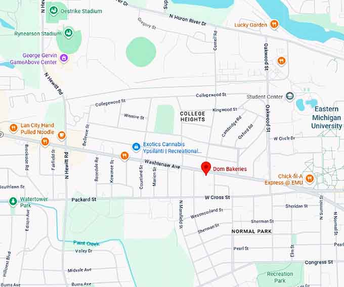 16. dom bakeries map