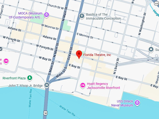 16. florida theatre map