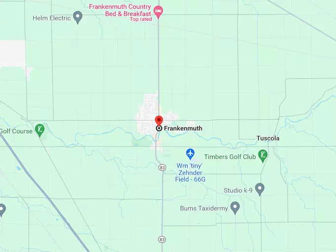 16. frankenmuth map