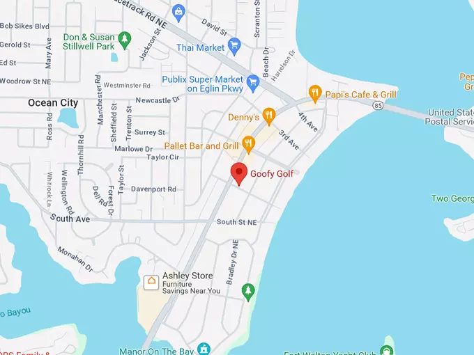 16. goofy golf map