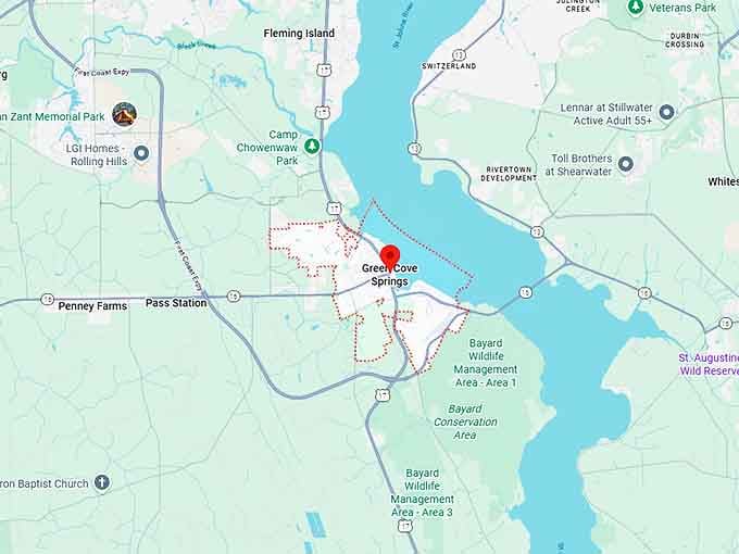 16. green cove springs map