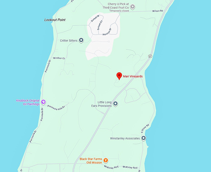 16. mari vineyards map
