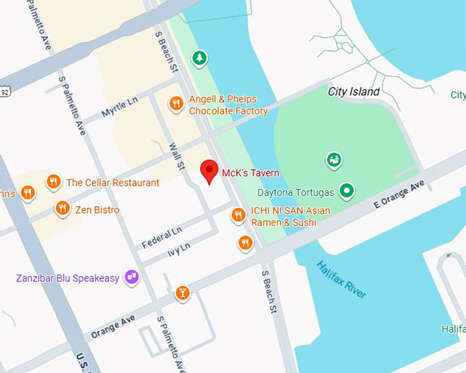 16. mck's tavern map