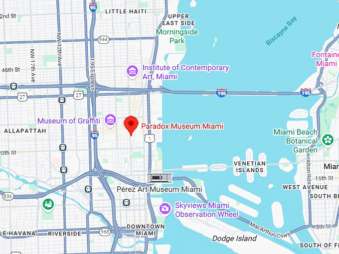 16. paradox museum miami map
