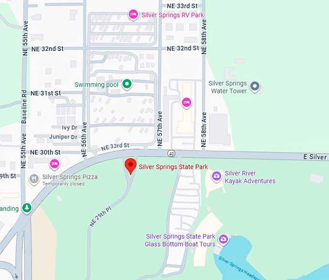 16. silver springs state park map