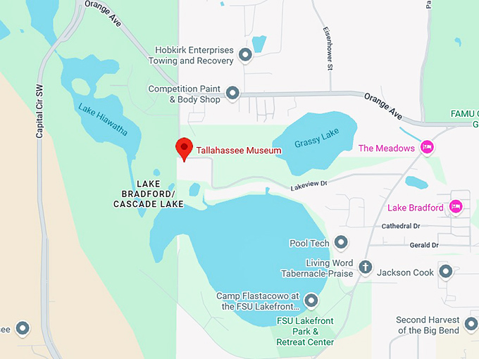 16. tallahassee museum map