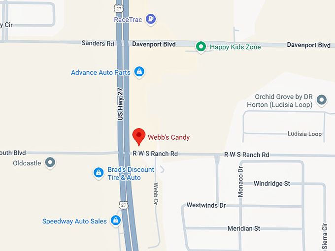 16. webb's candy map