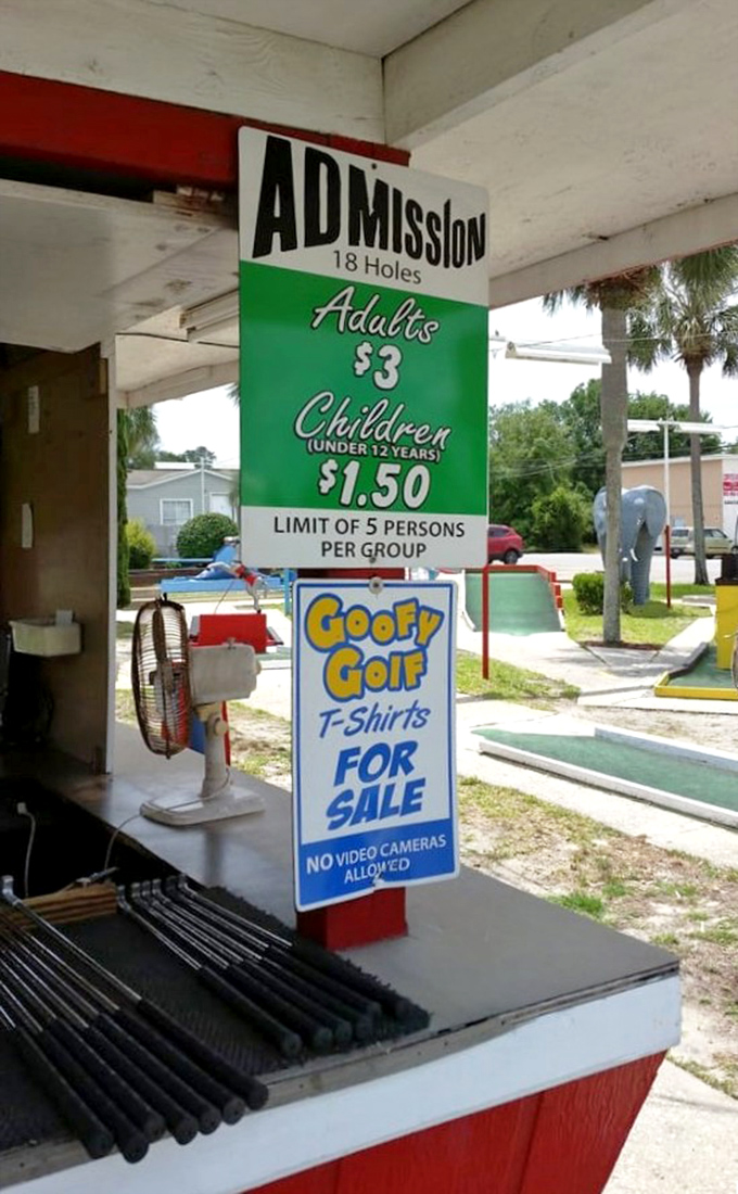 At just $3 for adults and $1.50 for kids, Goofy Golf might be Florida's best entertainment bargain since orange juice was a nickel.