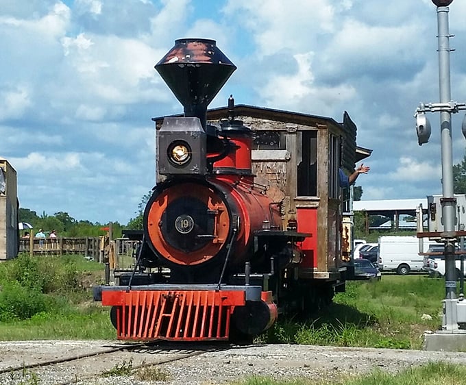 This narrow gauge beauty isn't just transportation – it's a time machine on rails, whisking passengers back to when travel was an event.
