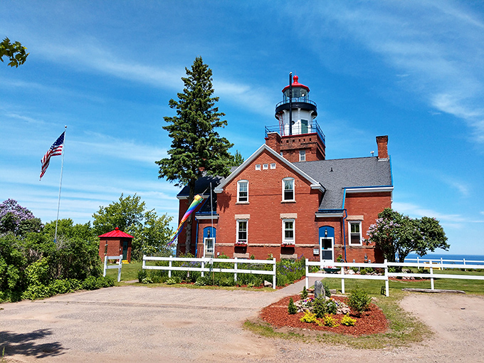 The approach reveals this brick beauty in all its glory &ndash; like meeting a celebrity who's actually taller in person.