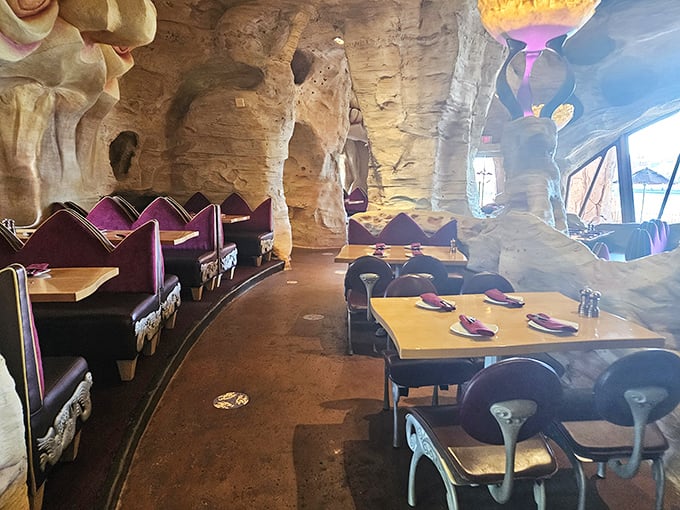 Step into a dining grotto where stalactites meet sophistication &ndash; cave dining never looked so inviting or deliciously atmospheric.