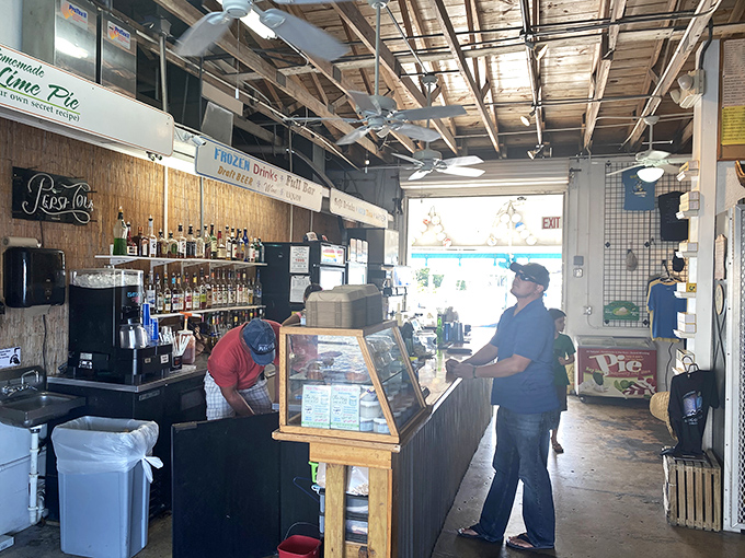 No-frills charm defines this authentic seafood haven, where ceiling fans lazily spin above a counter that's witnessed countless seafood dreams come true.