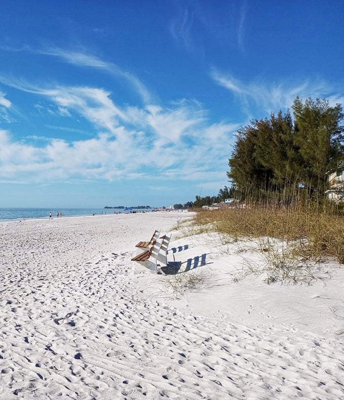 The kind of beach where your footprints might be the only evidence humans exist. Mother Nature showing off again!