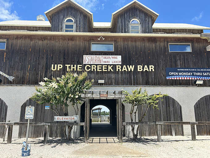 Raw bars don't get more authentic than this weathered beauty serving oysters with a side of genuine character.