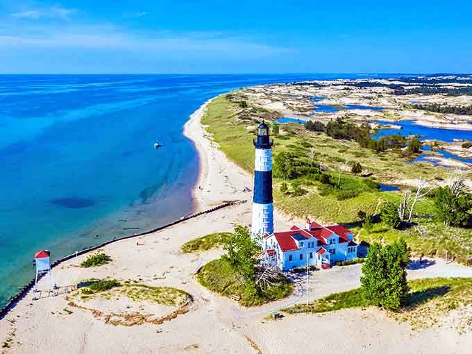 From above, St. Augustine reveals its perfect positioning between Matanzas Bay and the Atlantic, a strategic spot that's drawn explorers for centuries.