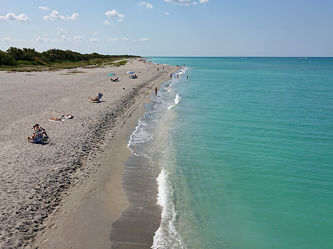 Uncrowded shores where the Gulf of Mexico meets soft sand &ndash; beach math at its finest: more space equals less stress.