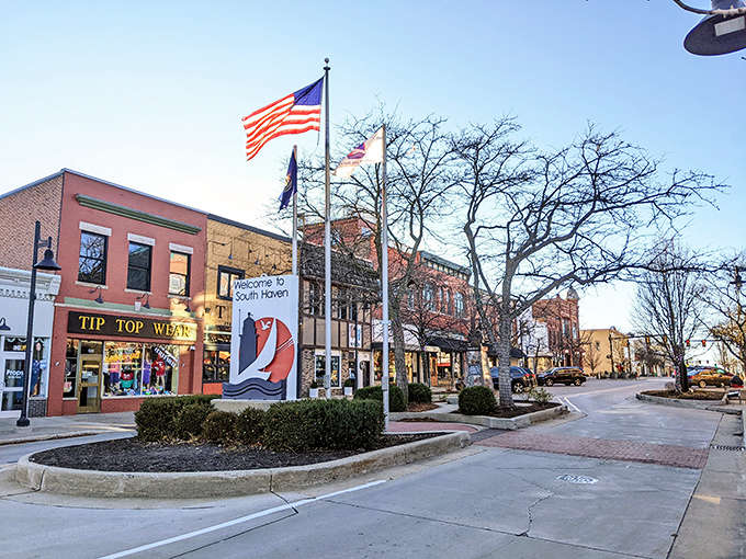 Downtown streets where every storefront seems to whisper "come browse" and your wallet nervously checks its balance.