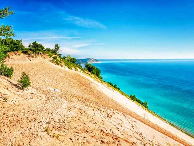 Golden sand meets impossibly blue water in a combination that'll have you questioning why you ever considered tropical vacations.
