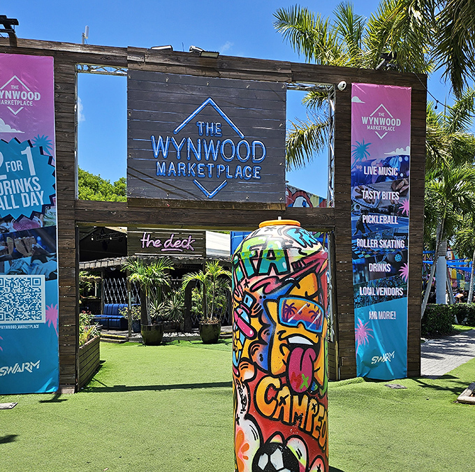 Step through this portal into Miami's creative playground, where shipping containers become canvases and every corner holds a new discovery.