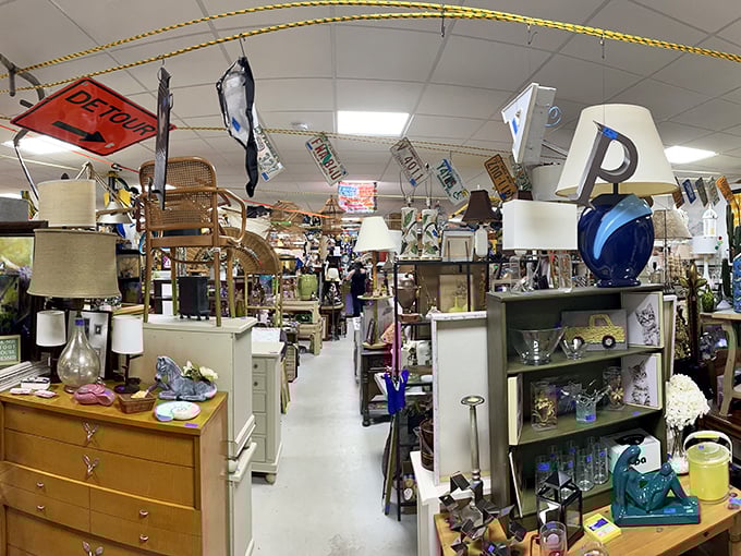Navigating these aisles is like exploring a museum where everything's for sale &ndash; from lamps that witnessed disco's heyday to furniture with stories to tell.