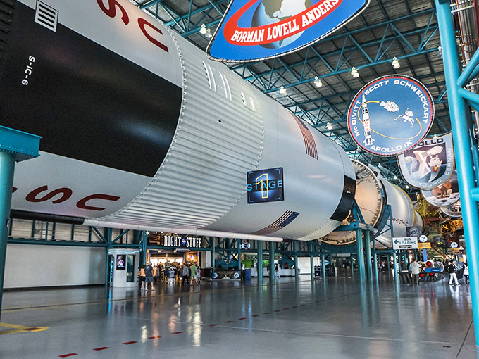 Inside the Kennedy Space Center, history and science collide in a spectacular showcase that makes even non-space nerds gasp with childlike wonder.