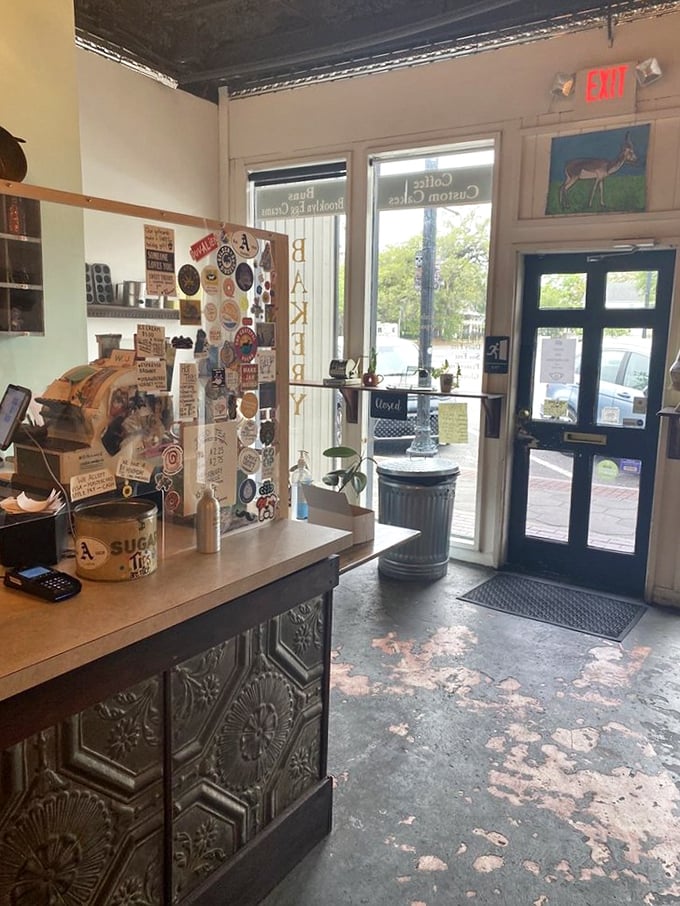 Step inside and the vintage-meets-modern interior immediately tells you this isn't your average corner bakery.