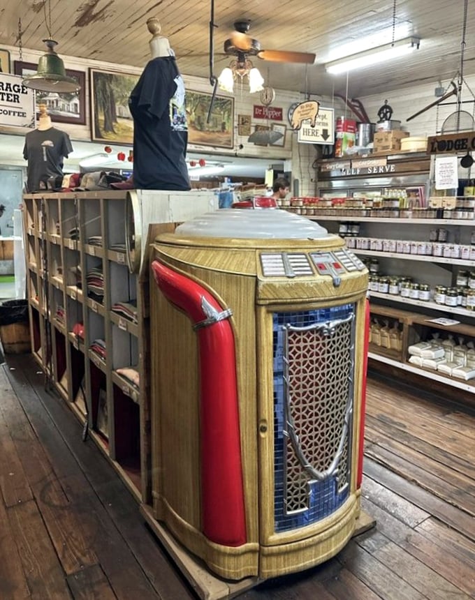 Step inside and travel back in time, wooden floors creak stories of yesteryear while vintage fixtures showcase homemade delights.