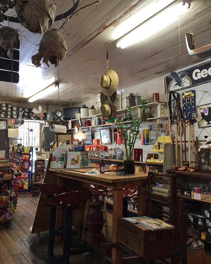 Step inside and time stands still &ndash; hornets' nests hang from the ceiling while vintage merchandise fills every nook of this authentic country haven.