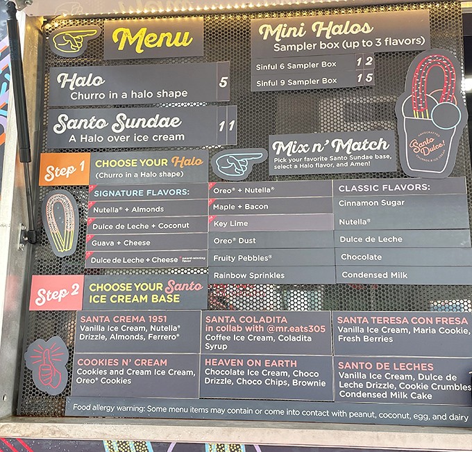 The menu board reads like a dessert fantasy novel &ndash; each option more tempting than the last.