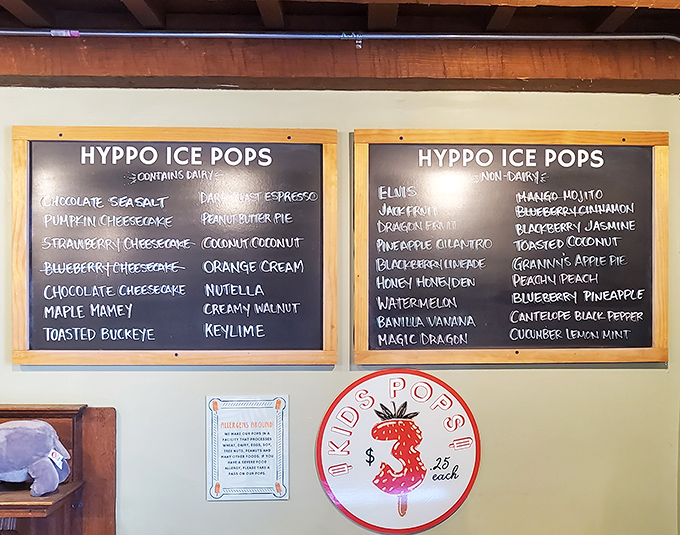 The menu board reads like a passport to flavor country &ndash; from familiar territories like Chocolate Sea Salt to exotic destinations like Dragon Fruit and Magic Dragon.