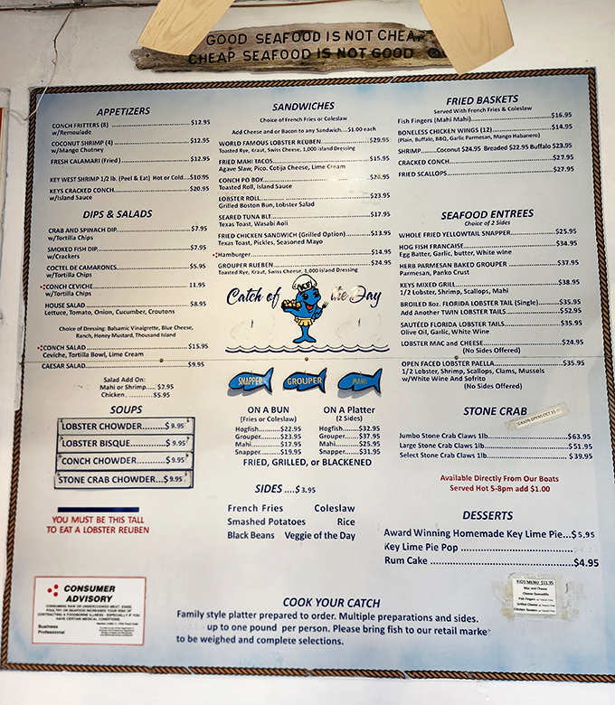 "Good seafood is not cheap. Cheap seafood is not good." Words to live by at this maritime mecca where ocean treasures await.