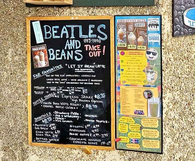 The menu reads like a greatest hits album of American classics, each dish promising its own flavor concert for hungry guests.