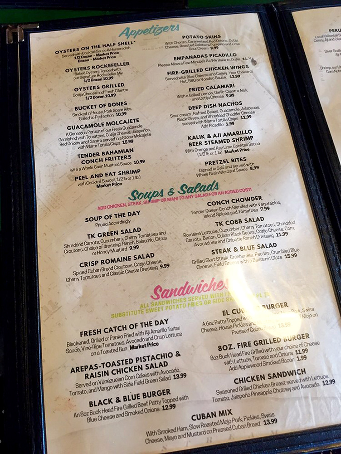 The menu reads like a love letter to the sea &ndash; from oysters on the half shell to Cuban-influenced specialties that tell Key West's unique culinary story.