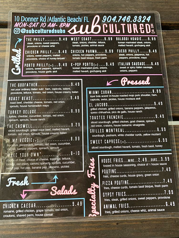 SubCultured's mouthwatering menu features creative sandwiches like The Philly and Bulgogi Hoagie, plus indulgent fries that'll have you drooling.